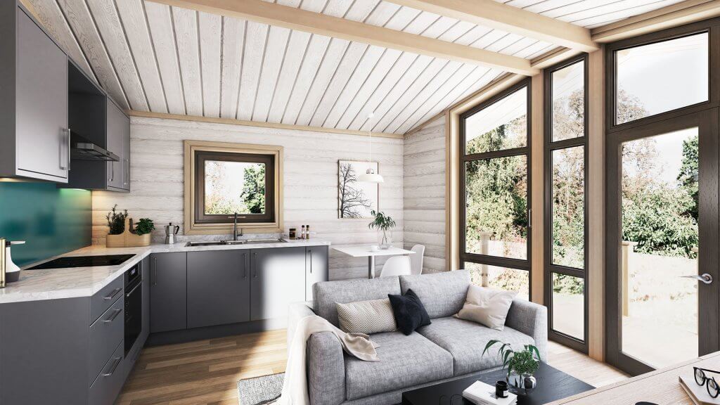 5 Reasons you Should Choose a Prefabricated Log Building Over a Bricks ...